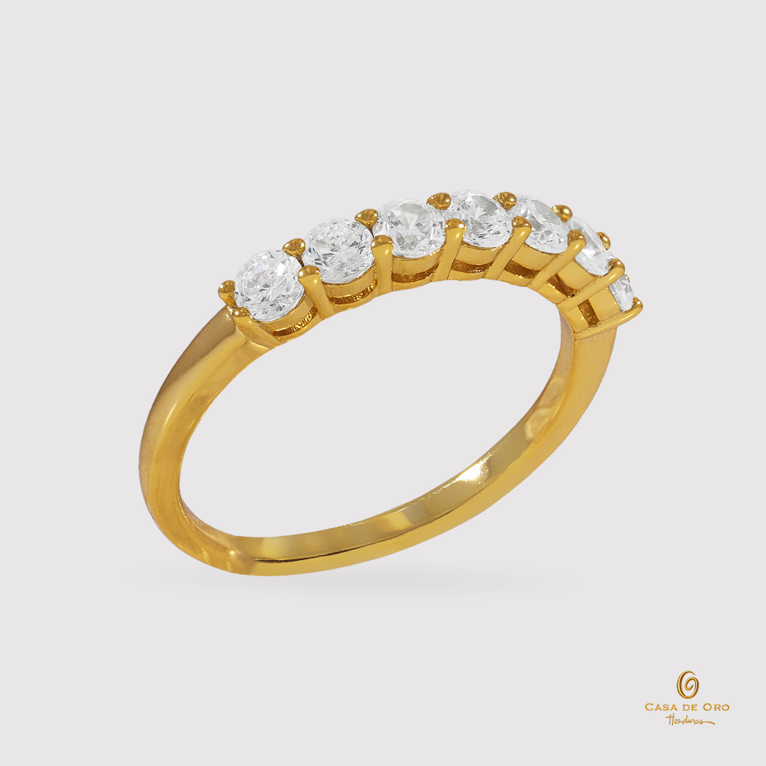 Anillo circonias